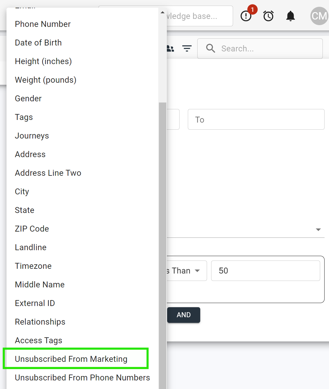 Unsubscribes – Tellescope